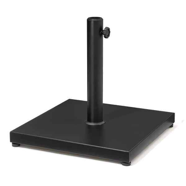 Umbrella Base Holder Square Weighted Stand for Outdoor Market Umbrella ...