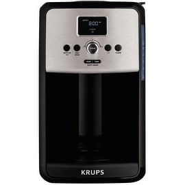 Krups EC314050 Savoy 12-Cup Coffee Maker, Stainless Steel - Bed Bath ...