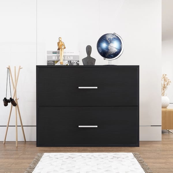 2-Drawer Lateral Wooden File Cabinet Bookcase - Bed Bath & Beyond ...