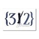 Chicago, Illinois - 312 Area Code (Blue) - Lantern Press Artwork ...