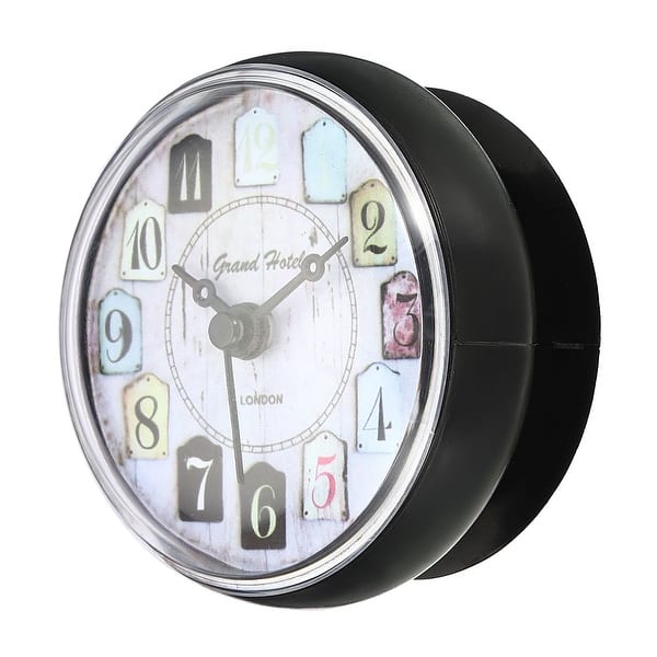 bathroom clock mirror