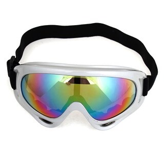 Men Women Colored Lens Adjustable Elastic Band Eyes Protector Ski ...