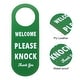 2Pcs Do Not Disturb on Front/Welcome Knock on Back Door Hanger Sign ...