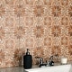 Merola Tile Costa Arena Decor Dahlia 7-3/4" x 7-3/4" Ceramic Floor and ...