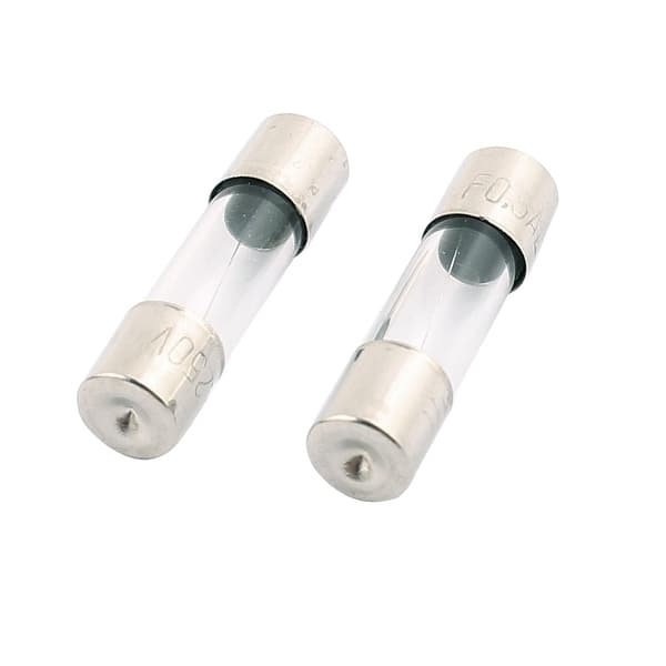 250V 0.5A 5mm x 20mm Quick Acting Fast Blow Type Glass Tube Fuse 50pcs ...