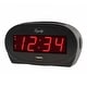 Equity by La Crosse 0.9 In. Red LED alarm clock with USB port - Bed ...