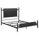 Cameron 51-Inch Metal Panel Bed Black - Bed Bath & Beyond - 41899347