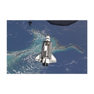 Space Shuttle Atlantis over the Bahamas Photography Art Print/Poster ...