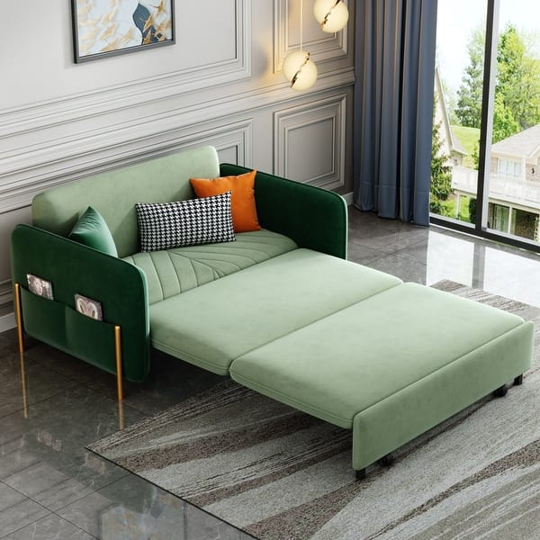 green small sofa bed