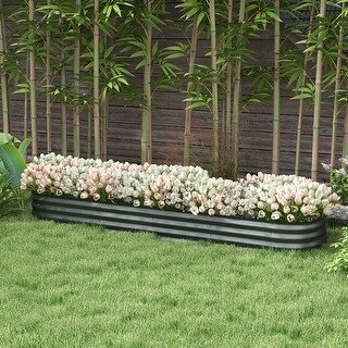 Vegetable Garden Metal Planting Flower Beds Extra large Vegetable ...