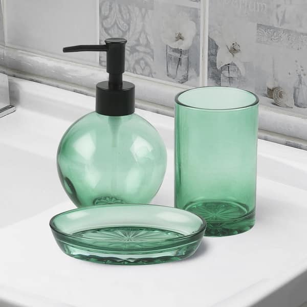 ceramic soap dispenser set