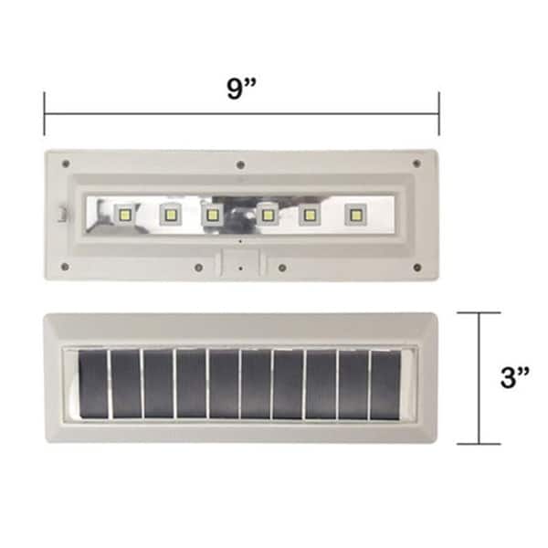 Solar LED Gutter/Fence Accent Light - 2 Pack - Bed Bath & Beyond - 19885867