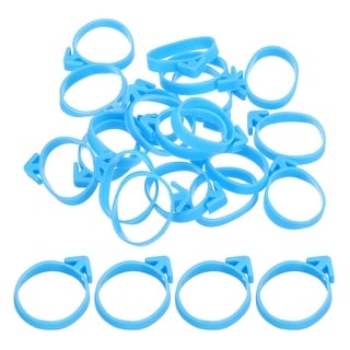 20 Pcs Pastry Bag Ties, Silicone Reusable Piping Bag Ties for Cake ...