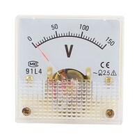 AC 150V Analog Panel Volt Voltage Meter Voltmeter Gauge 91L4 AC 0-150V ...