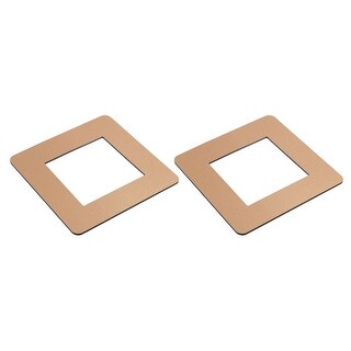 Switch Surround Plate Single Gang Aluminum Plastic Brown 130mm x 130mm ...