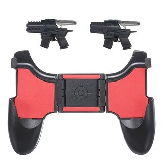 Mobile Game Controller Gaming Triggers Gamepad M41 Aim&Fire Keys High Sensitive - Black Red ...