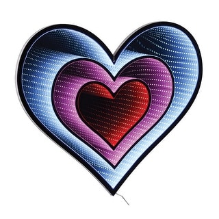 Hanging Triple Heart Ekko Light Display 23.5"H - 23.55" H - Bed Bath ...
