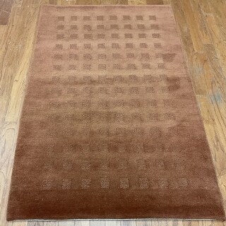 HERAT ORIENTAL Handmade Tibetan Wool Rug - 3'8" x 5'7" - Bed Bath ...
