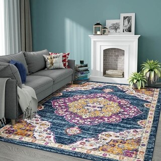 Traditional Courtyard Judi Indoor/ Outdoor Kitchen Rug - Bed Bath ...