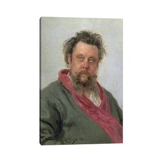 iCanvas "Portrait of Modest Petrovich Moussorgsky 1881 " by Ilya ...