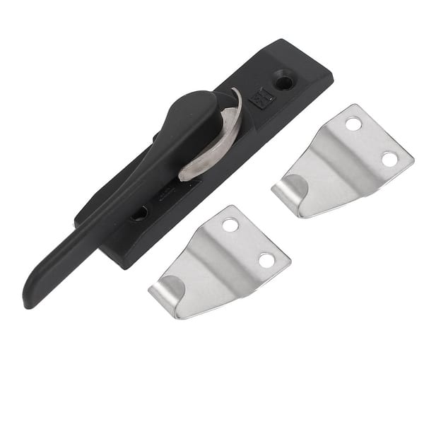115mm Long Crescent Type Right Hand Screw Fixed Window Sash Lock Dark ...
