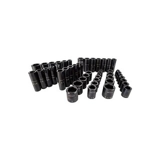 Craftsman Impact Socket Set,1/2" Drive,6-Point CMMT16548 - 1 Each - Bed ...
