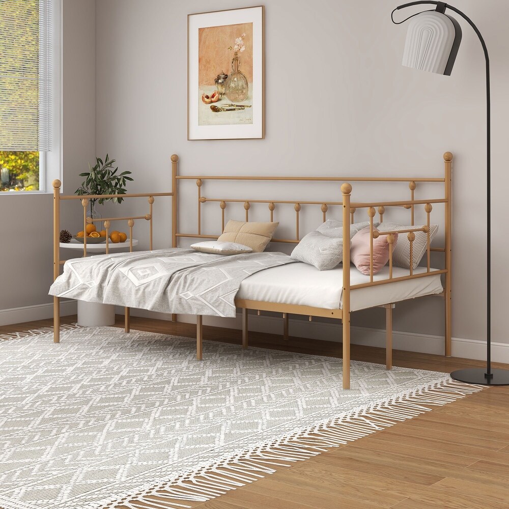 Gold twin daybed store