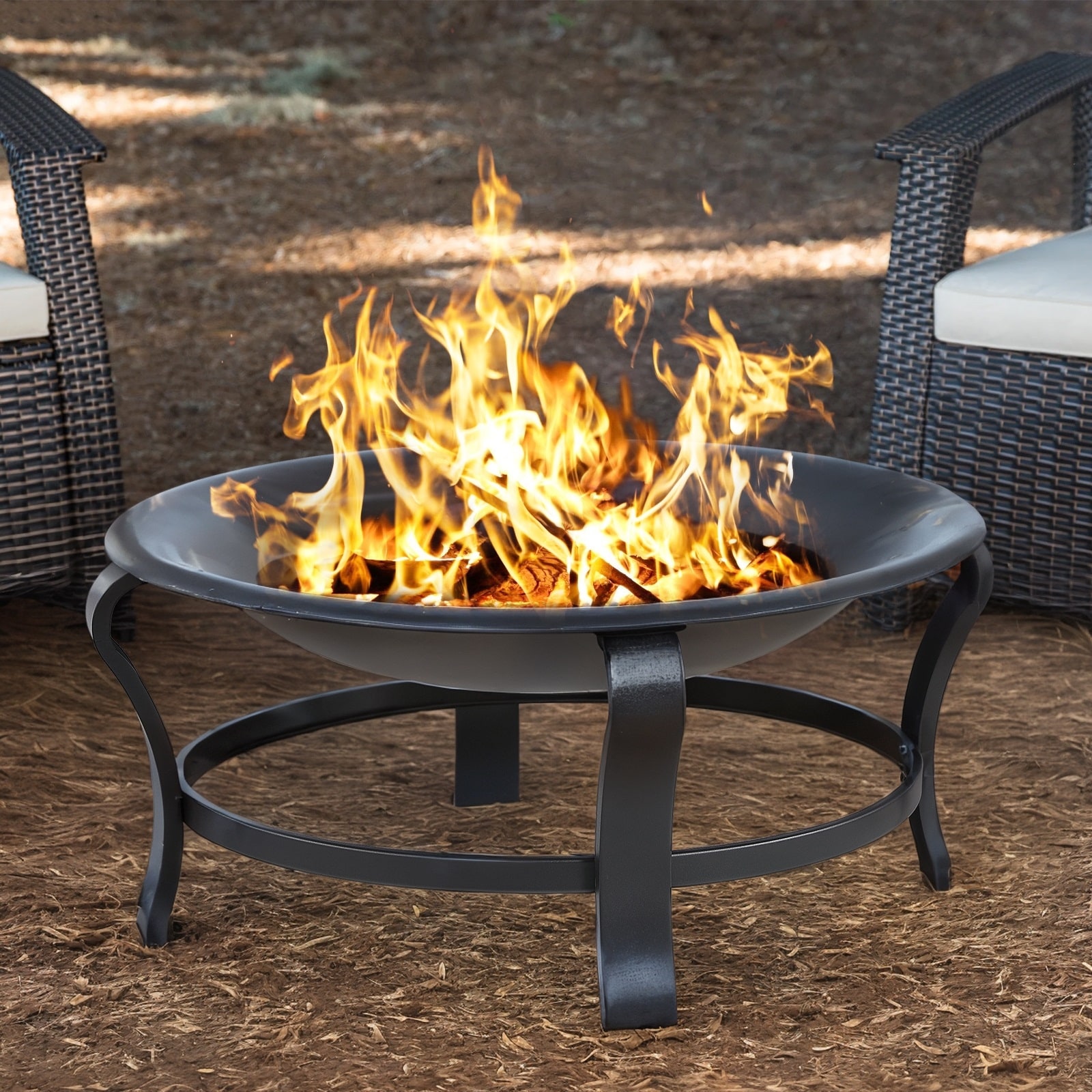 Metal, Round Fire Pits - Bed Bath & Beyond