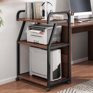 3 Tier Printer Stand, Printer Table with Storage Shelf - Bed Bath ...
