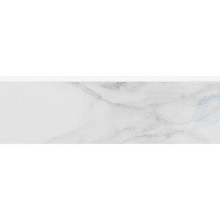 Minerva 2x10 Grey Polished Ceramic Bullnose Tile Trim - Bed Bath ...