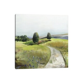 iCanvas "Green Pastoral Landscape" by Allison Pearce Canvas Print - Bed ...