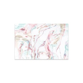 Pink Marble Print On Acrylic Glass by Sara Franklin - Bed Bath & Beyond ...