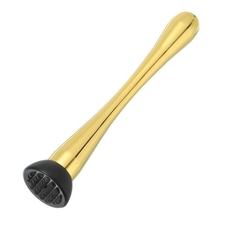 9inch Stainless Steel Cocktail Muddler Drink Muddler Bar Tool Gold ...