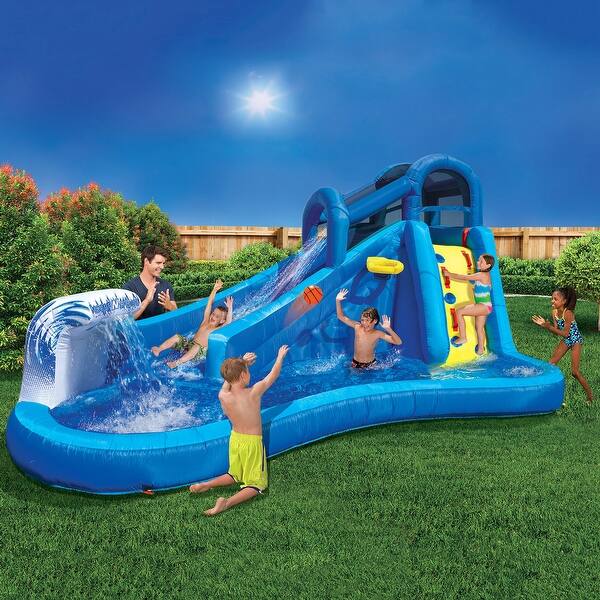 Banzai Surf N' Splash Water Park Slide - On Sale - Bed Bath & Beyond ...