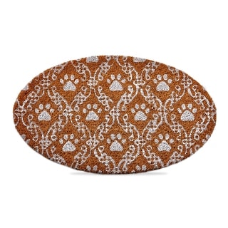 Paw Print Oval Shaped Mat - Bed Bath & Beyond - 41153890