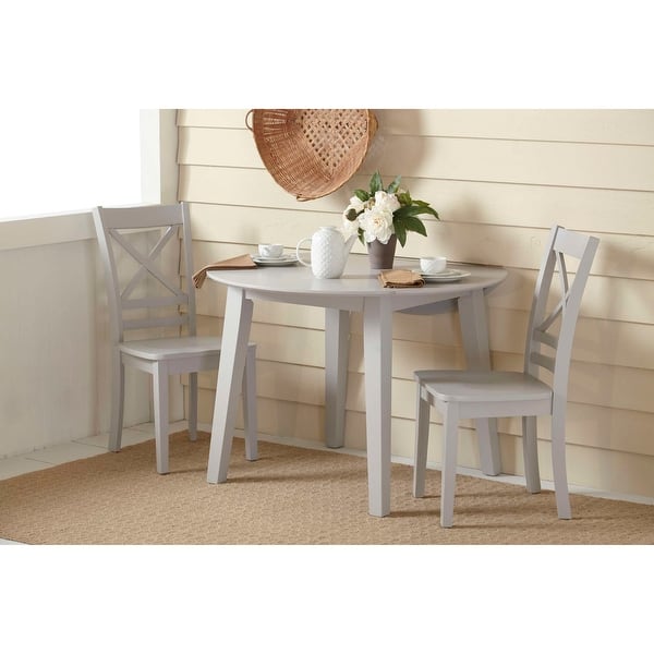 Simplicity Solid Wood Classic Cross-Back Dining Chair (Set of 2) by ...
