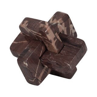 Sagebrook Home Mulligan Brown Marble Knots, Inspire Your Space with ...