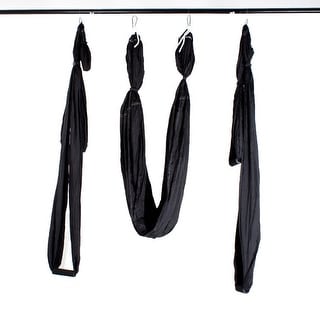 AGPtEK Deluxe Aerial Yoga Hammock Yoga Inversion Sling Trapeze for ...