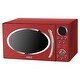 RMW987-RED 900-Watt 0.9-Cu.-Ft. Retro Countertop Microwave (Red) - Bed ...