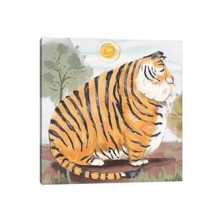 iCanvas "Chonky Tiger" by Annada N. Menon Canvas Print - Bed Bath ...