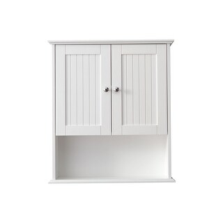 White Bathroom Wall Cabinet Hanging File Cabinets Storage Rack - Bed ...