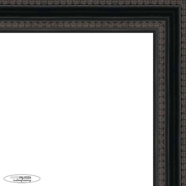 39x13 or Puzzle Traditional Black Complete Wood Panoramic Frame with UV ...