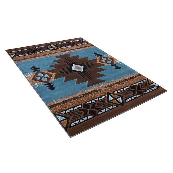 Modern Contemporary Southwestern/Native American Style Area Rug ...