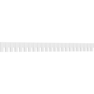 Elizabeth PVC Dentil Block Trim - Bed Bath & Beyond - 28741105
