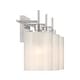 Bellevue SHBF14699 3 Light 22" Wide Vanity Light with Strié Glass - Bed ...