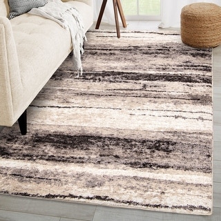 Orian Rugs Nirvanna Urban Landscape Taupe Stain Resistant Area Rug ...