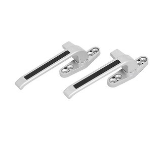 Zinc Alloy Casement Window Locking Handle Grip Right Hand Silver Gray ...