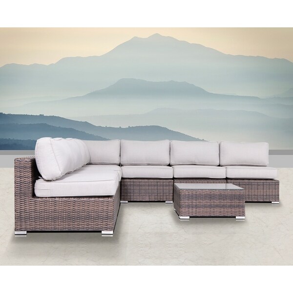 vidaXL 2 Piece Patio Lounge Set with Cushions Solid Wood Pine - 27.6" x ...