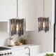 Kasy Modern 1-Light Textured Glass Pendant Art Deco Kitchen Island ...