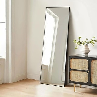 Full length mirror, large size body mirror, aluminum wall mirror, floor ...